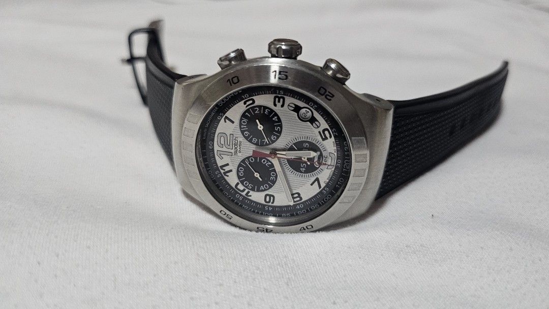 Swatch Irony Chronograph Watch, Men's Fashion, Watches & Accessories ...