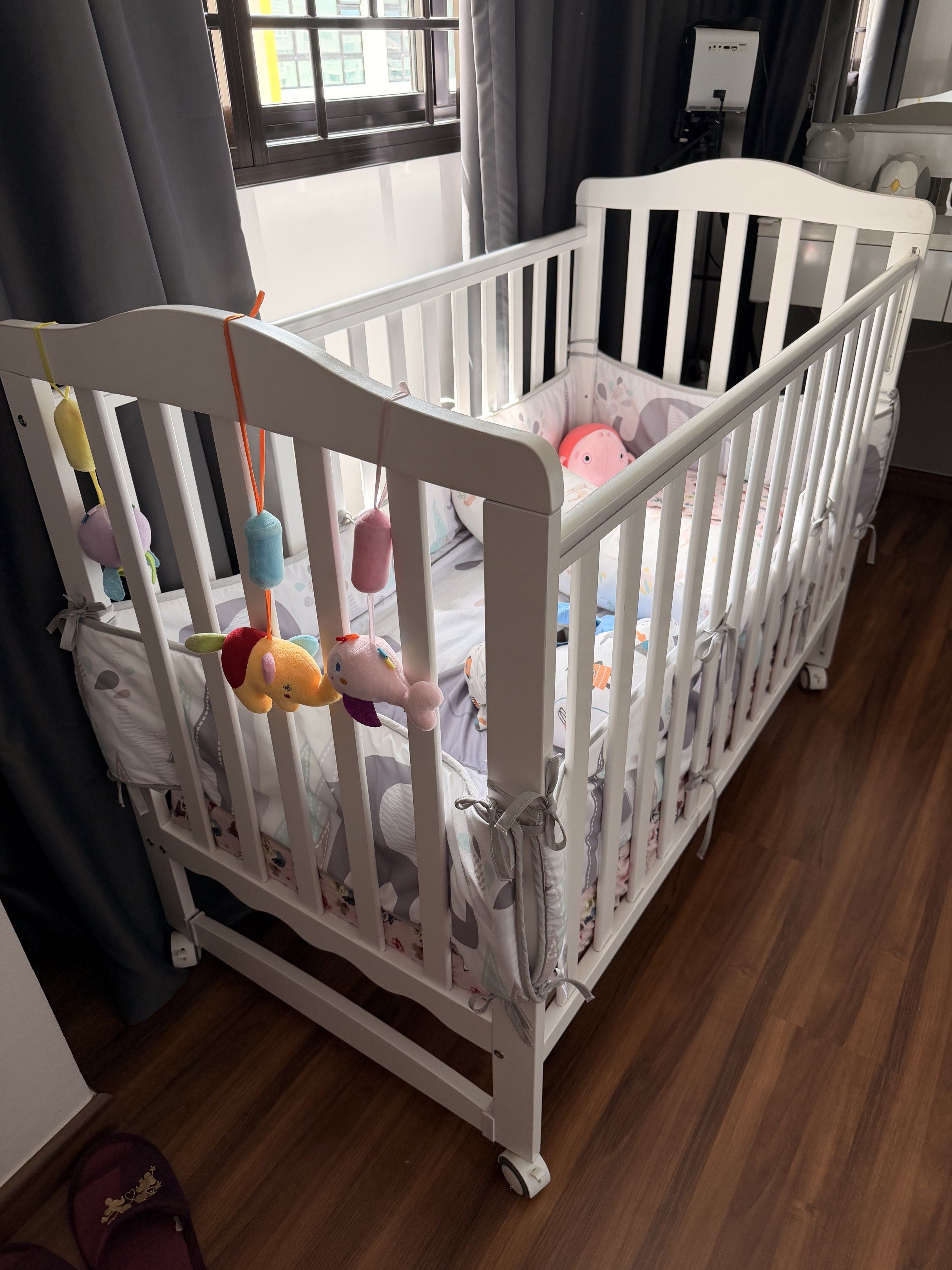 Sweet Dreams 7-in-1 Convertible Baby Cot, Babies & Kids, Baby Nursery ...