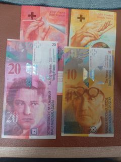 Swiss 20 Francs Banknote Switzerland Francs, Hobbies & Toys ...