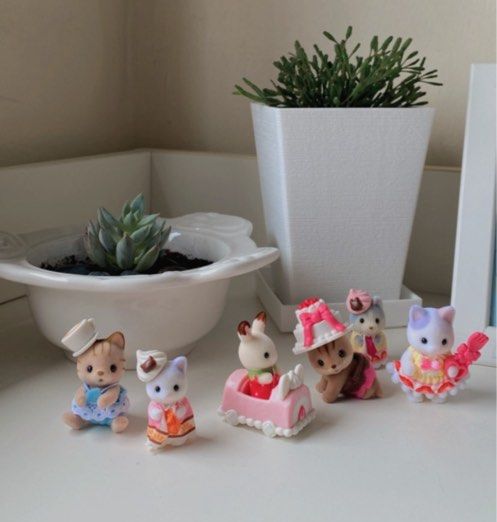 Sylvanian Families Toy Figures Cake series confirmed design blind bag ...