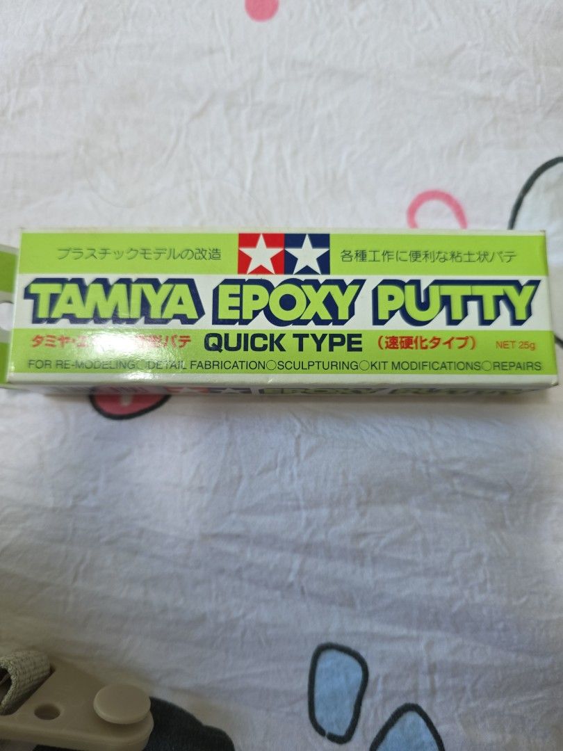 Tamiya Epoxy Putty Quick Type, Hobbies & Toys, Toys & Games on Carousell
