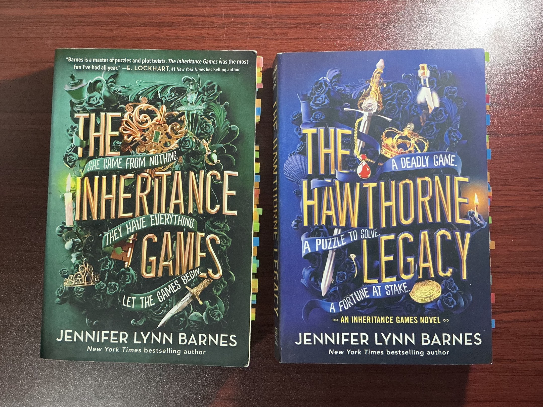The Inheritance Games & The Hawthorne Legacy by Jennifer Lynn Barnes ...