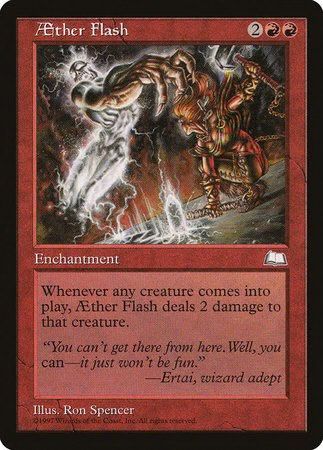 Æther Flash - Magic: The Gathering Card, Hobbies & Toys, Toys & Games ...