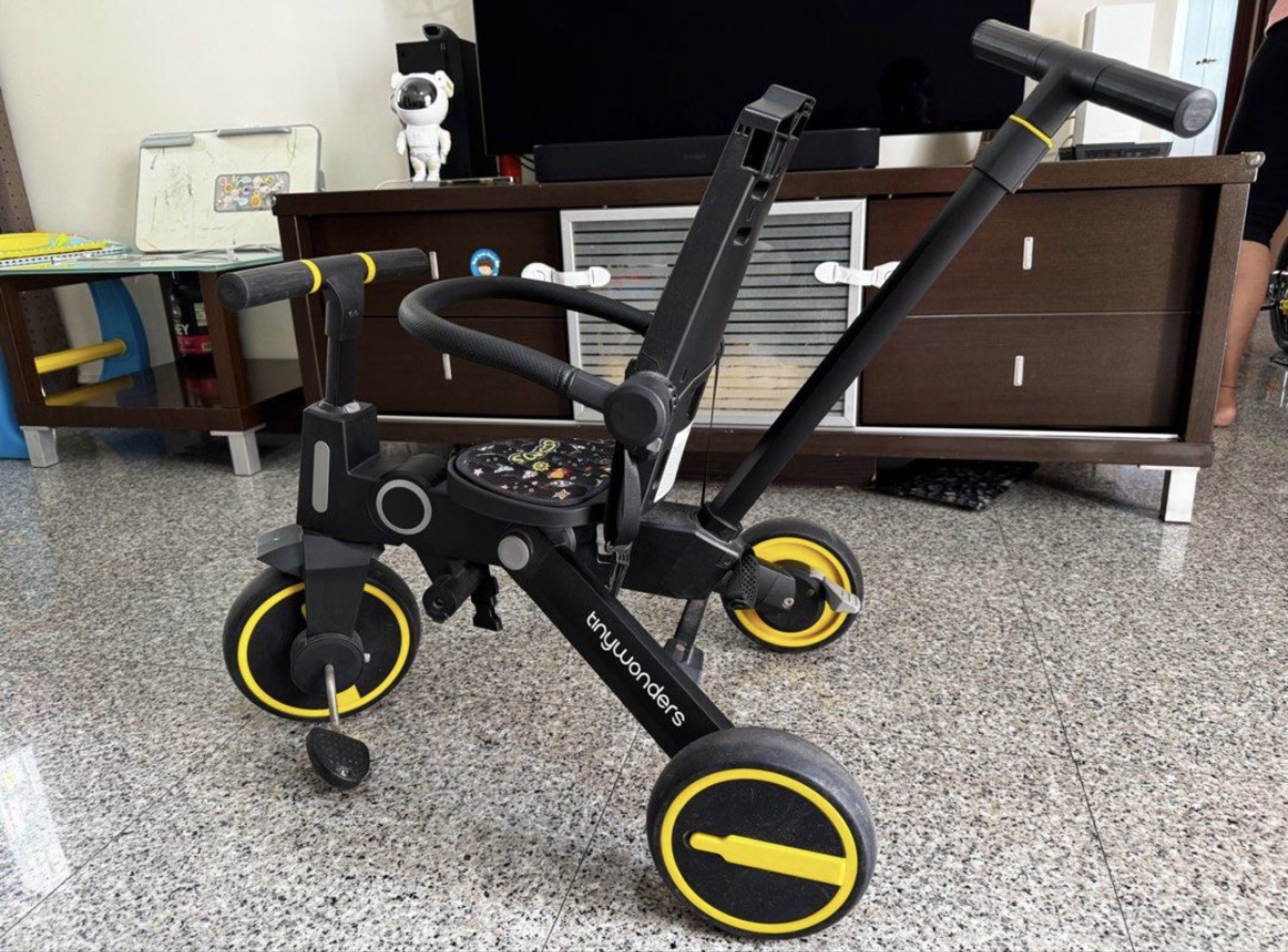 Tiny Wonders 7-in-1 Stroller Tricycle - Cosmos Design, Babies & Kids ...