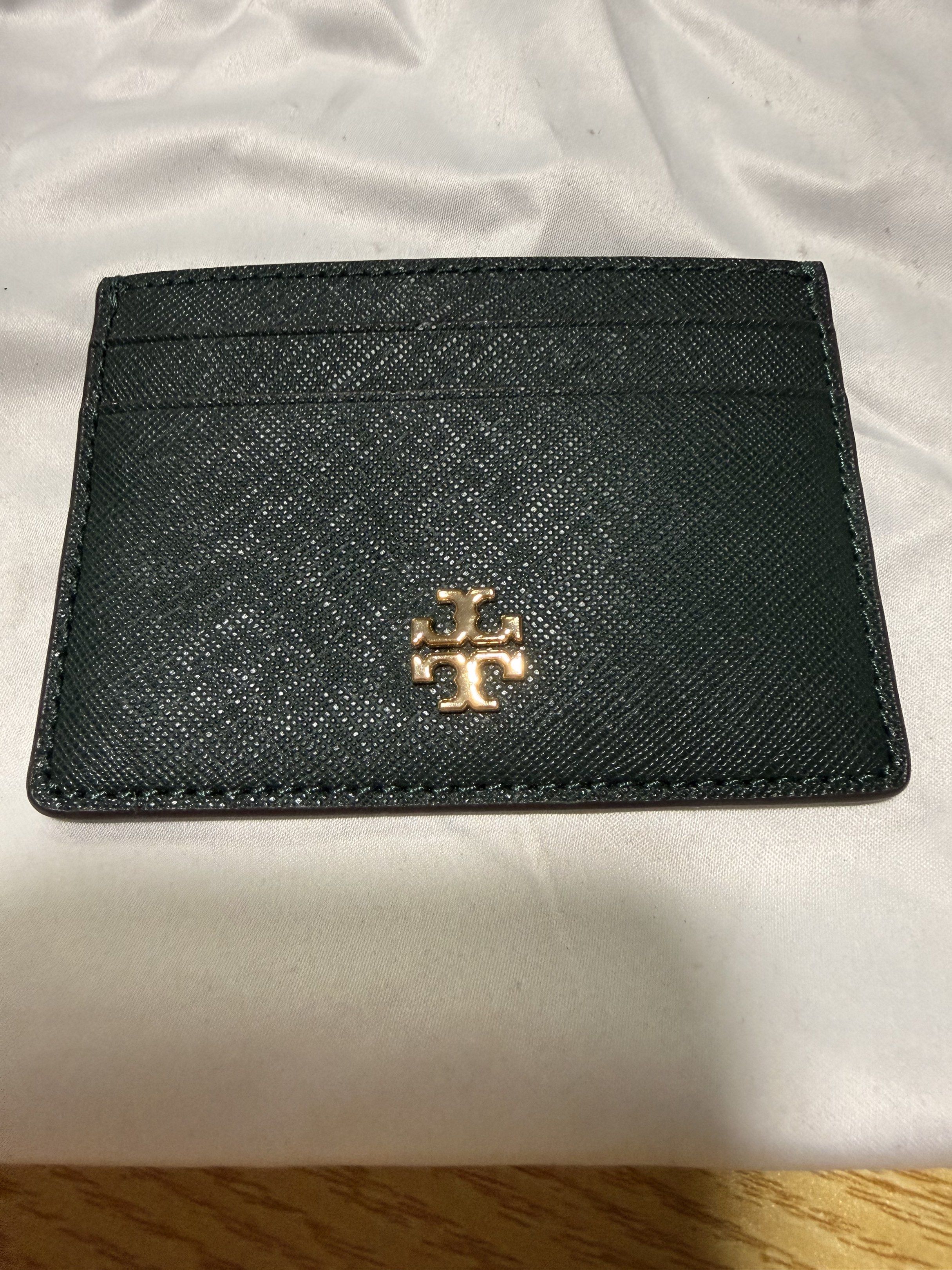 Tory Burch Cardholder - Green, Women's Fashion, Bags & Wallets, Wallets ...