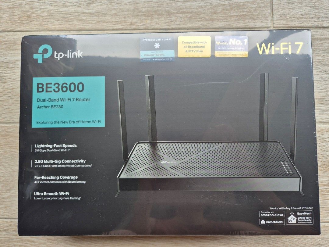 TP-Link BE3600 Dual-Band Wi-Fi 7 Router, Computers & Tech, Parts ...