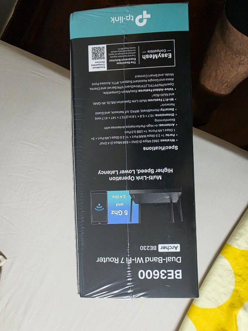 TP-Link BE3600 Dual-Band Wi-Fi 7 Router, Computers & Tech, Parts ...