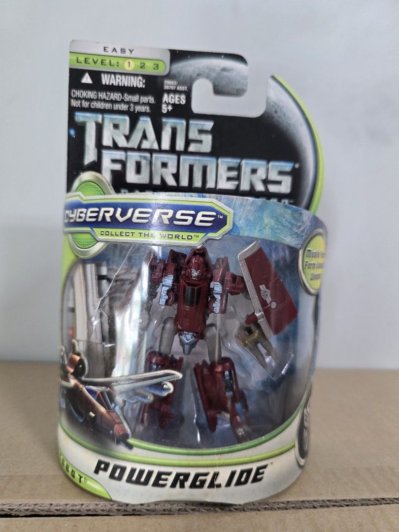 Transformers Cyberverse Powerglide Action Figure, Hobbies & Toys, Toys ...