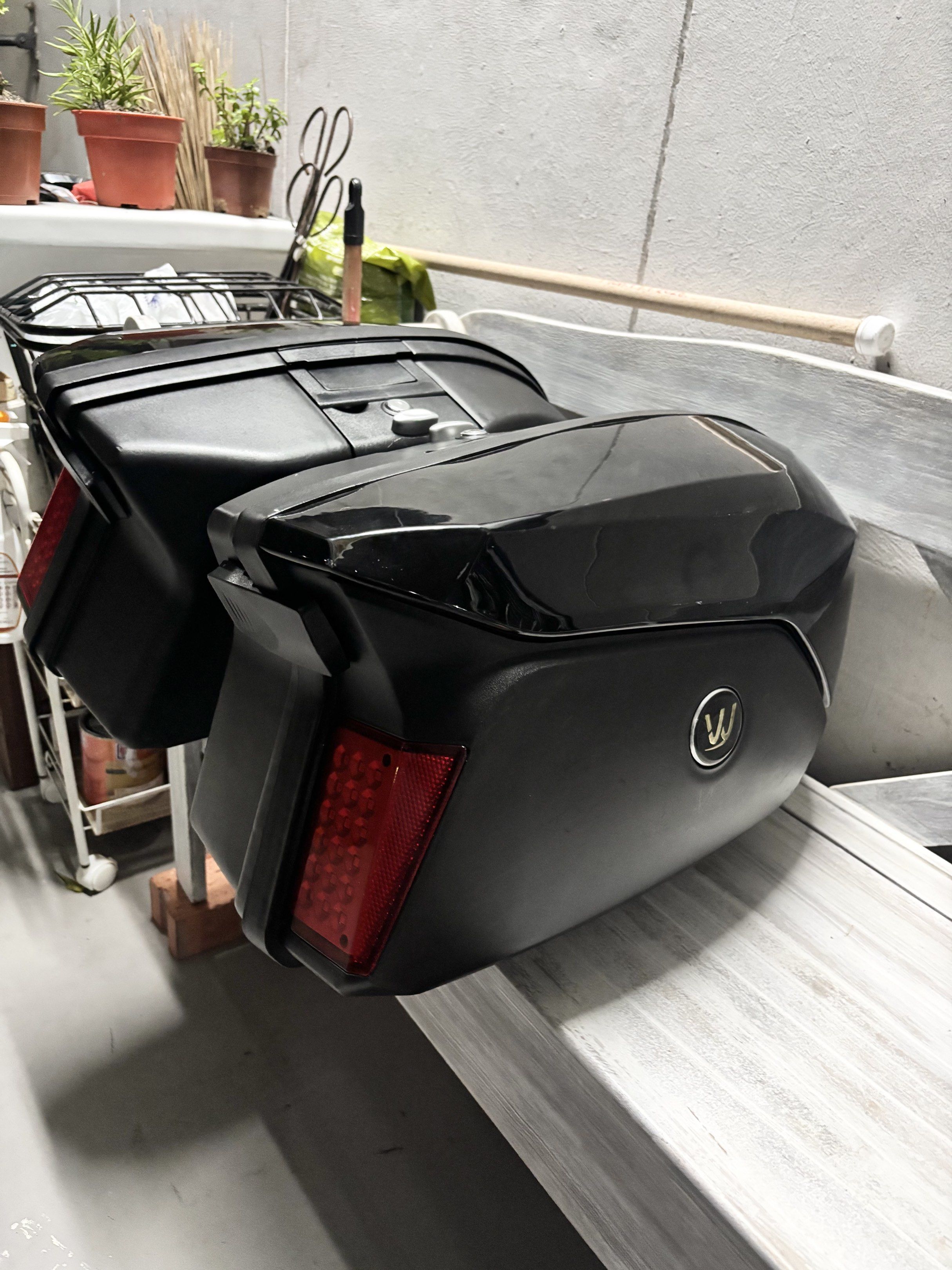 Universal Panniers with base, Motorcycles, Motorcycle Accessories on ...