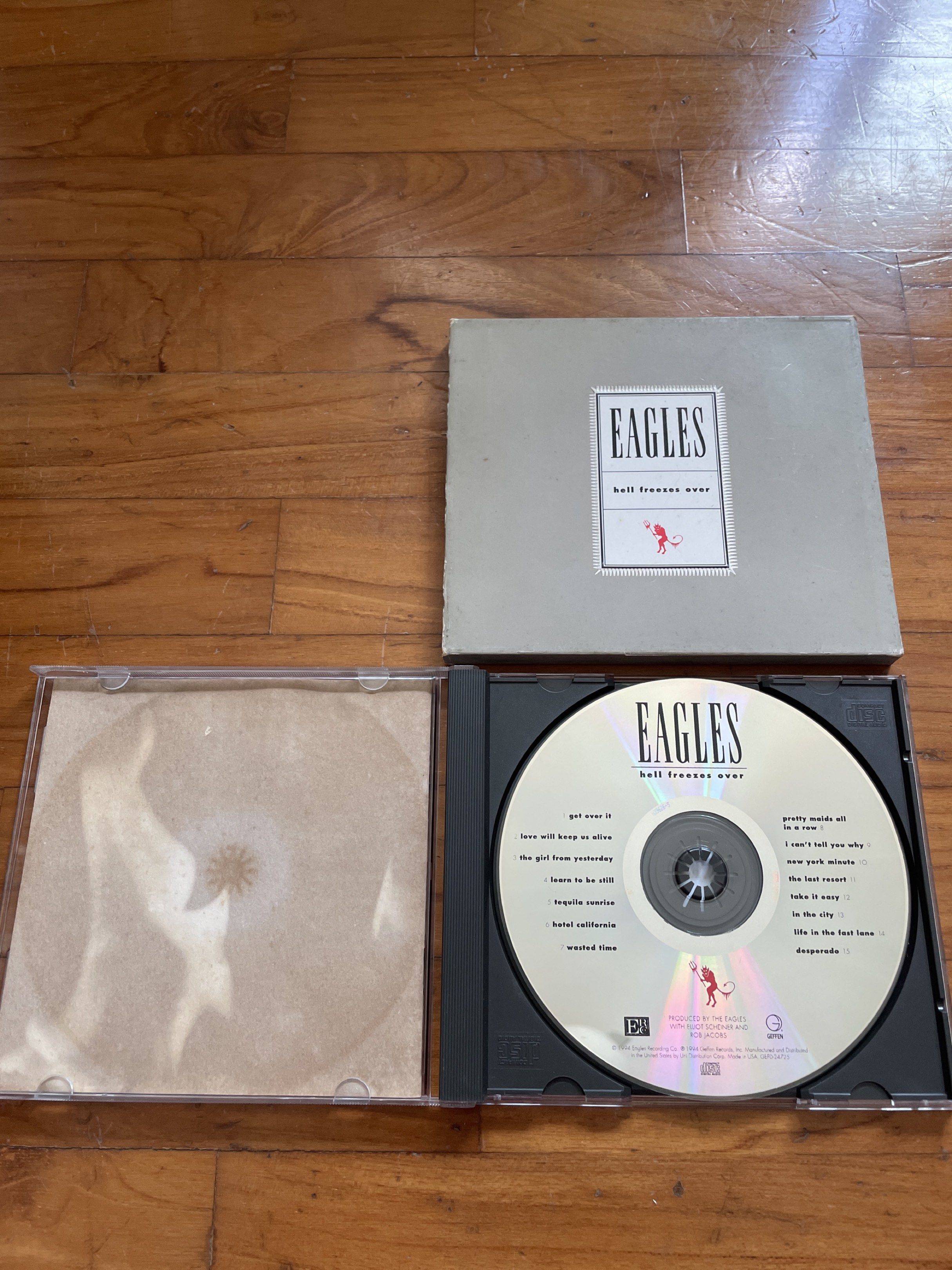 (USA) Audiophile Eagles Hell Freezes Over CD, Hobbies & Toys, Music ...