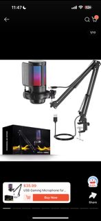 HyperX SoloCast Gaming Microphone, Audio, Microphones on Carousell