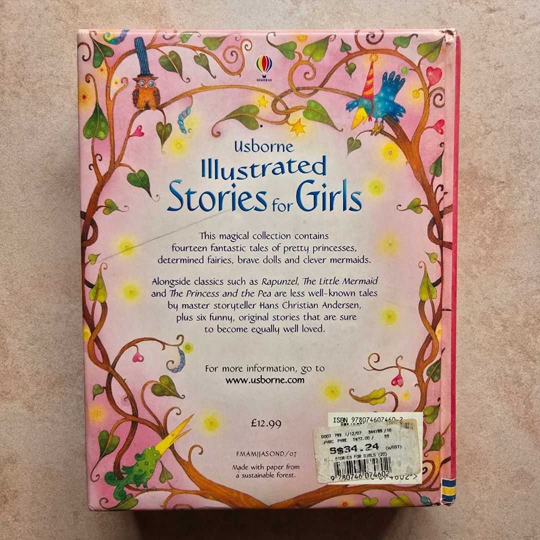 Usborne Illustrated Stories For Girls by Lesley Sims, Louie Stowell ...