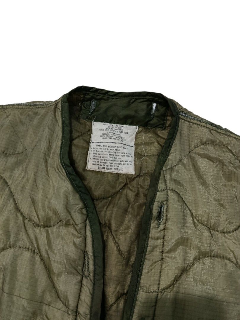 Vintage 70s US Army M65 field jacket liner, Men's Fashion, Coats ...