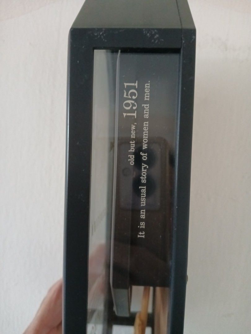 Vintage Amber Wall Clock, Furniture & Home Living, Home Decor ...