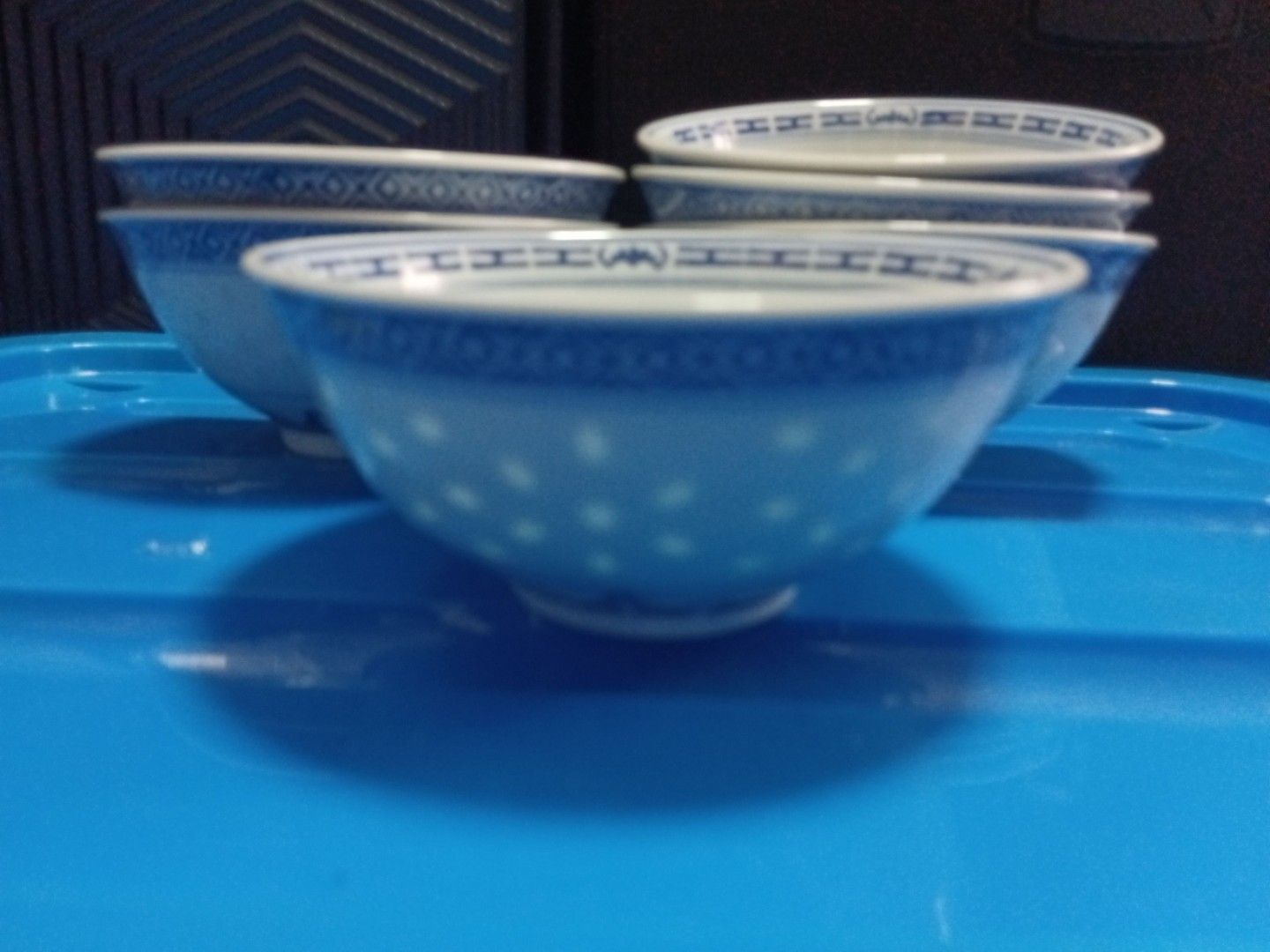 Vintage Chinese Rice Bowls - Set of 6, Furniture & Home Living ...