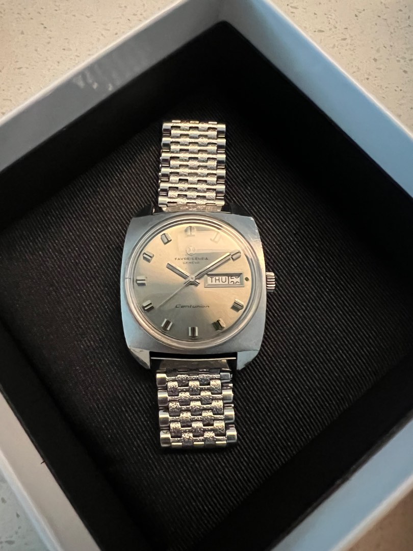 Vintage Favre-Leuba Centurion Watch, Hobbies & Toys, Memorabilia ...