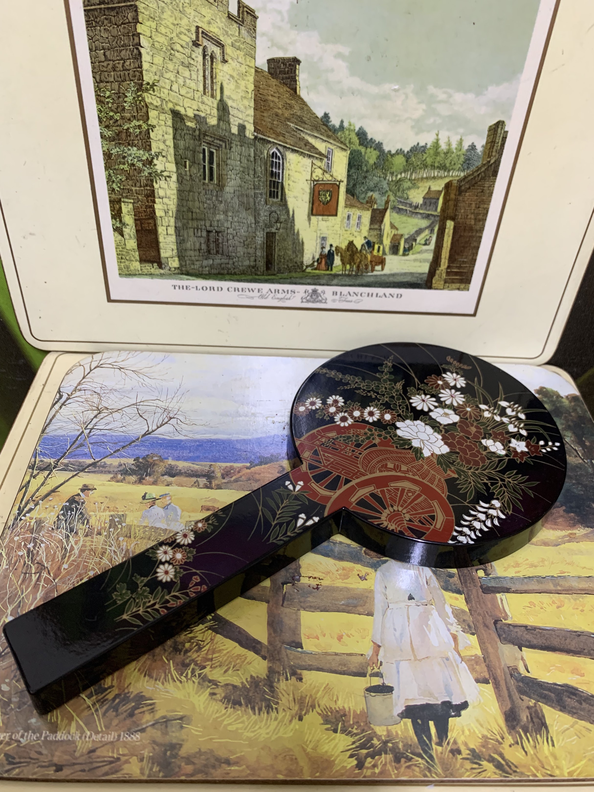 Vintage Handcrafted Otagiri Original Japan Vanity Hand Mirror ...