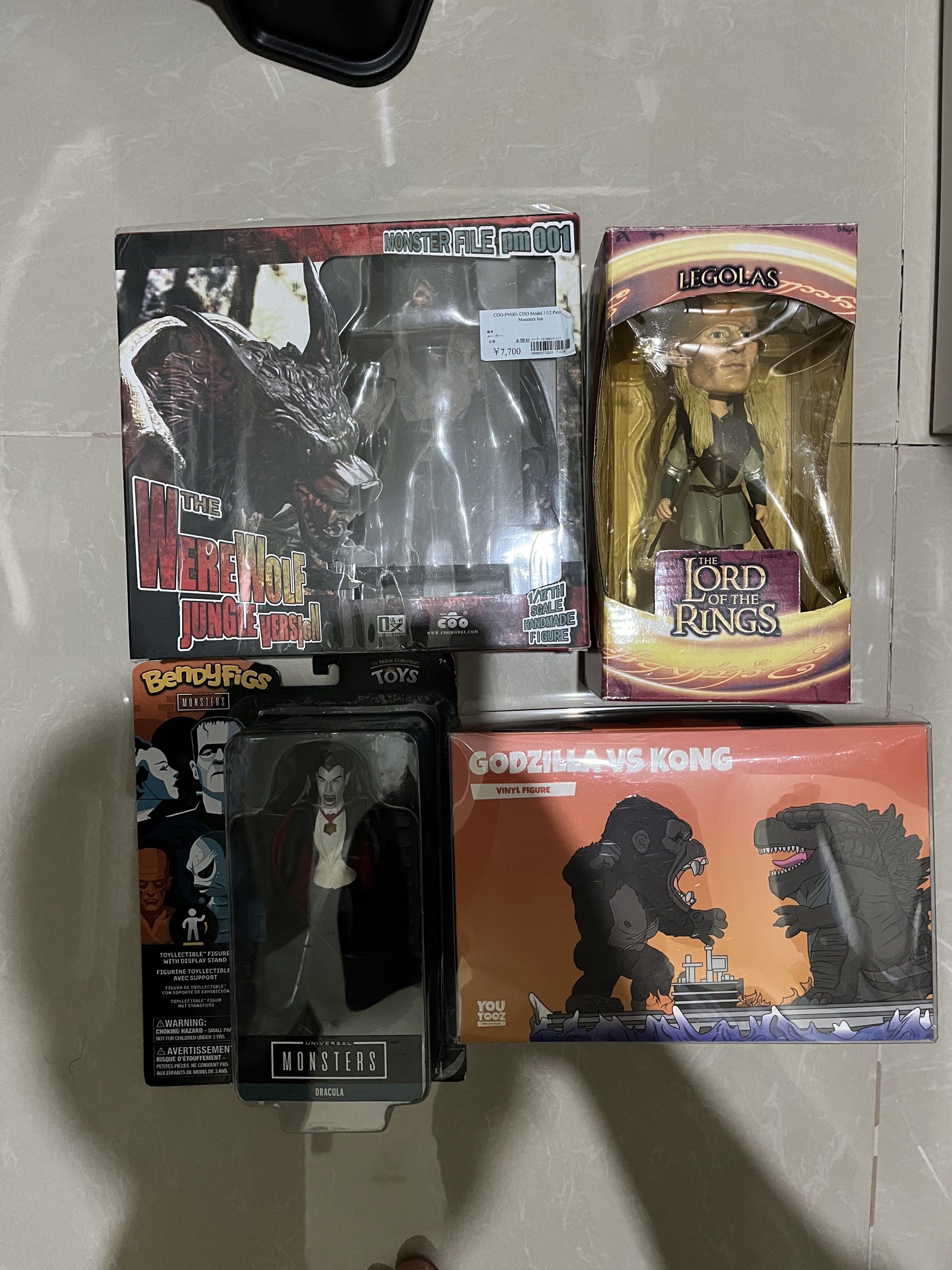 Werwolf, lotr legolas, dracula, kong vs godzilla, Hobbies & Toys, Toys ...