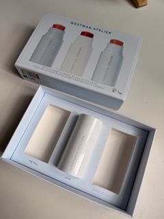 Westman Atelier Petite Baby Cheeks Blush Stick Trio, Beauty & Personal ...