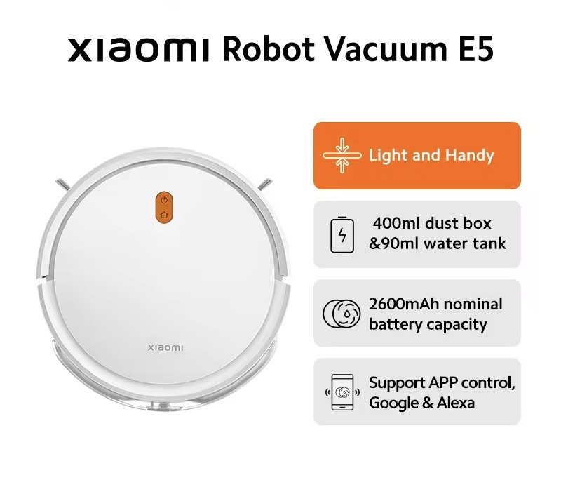 Xiaomi Robot Vacuum E5 - Light & Handy, TV & Home Appliances, Vacuum ...