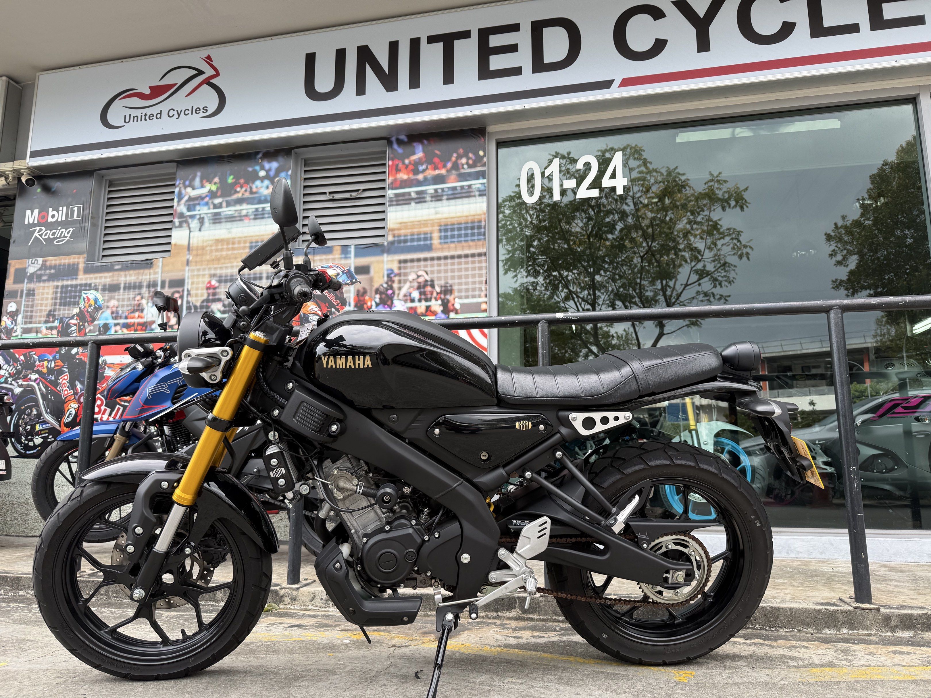 Yamaha XSR155 (COE Mar 2034 & Mileage 8384km), Motorcycles, Motorcycles ...