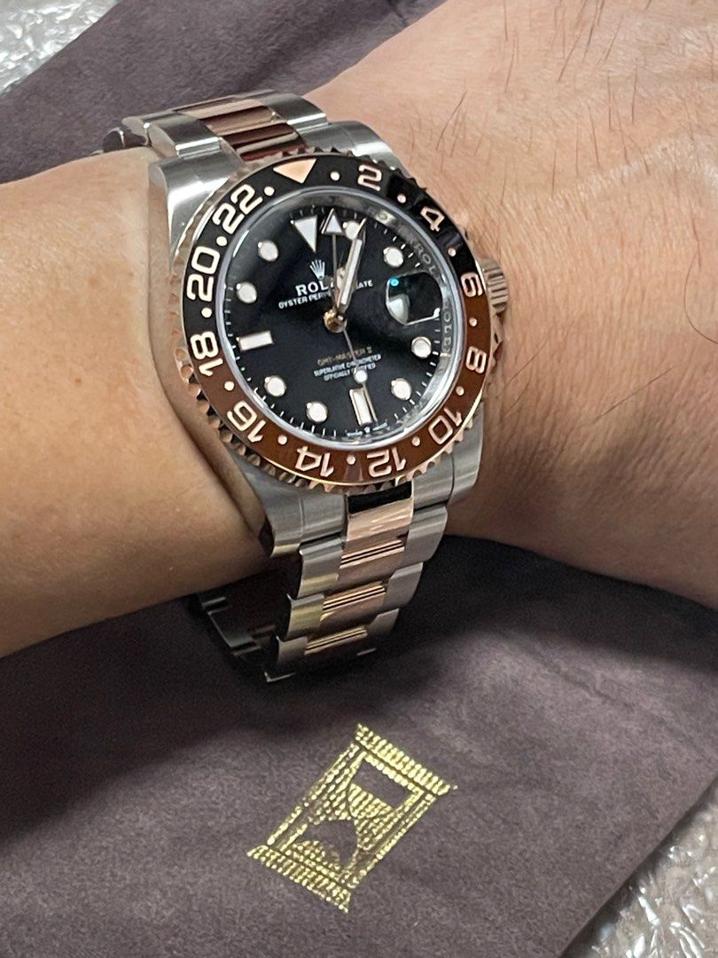 100% authentic, Rolex GMT-Master II Root Beer [Ref: 126711CHNR ...