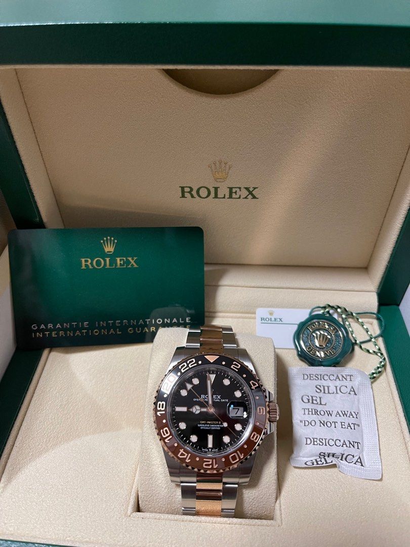 100% authentic, Rolex GMT-Master II Root Beer [Ref: 126711CHNR ...