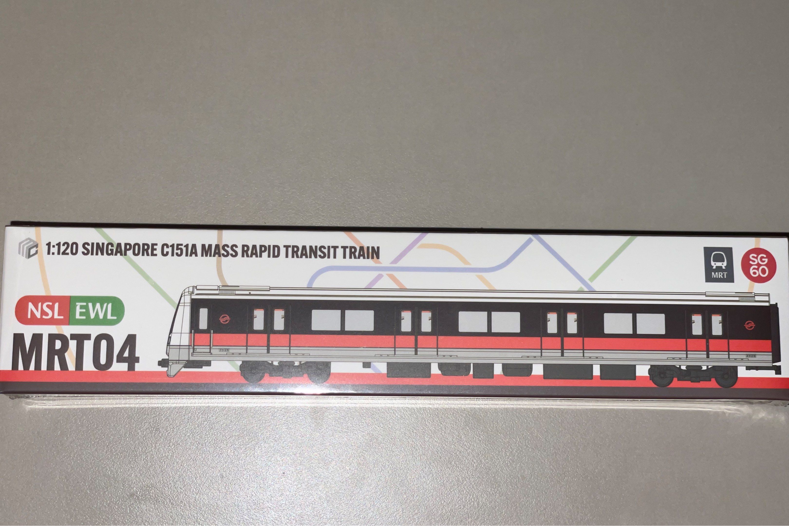 1/120 Singapore C151A MRT Train Masterpiece Collectibles, Hobbies ...