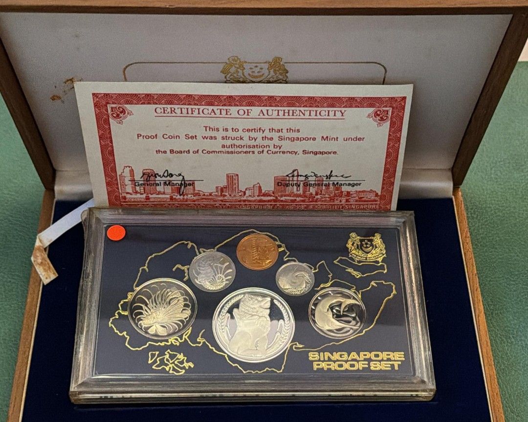 1983 Singapore Proof Coin Set, Hobbies & Toys, Memorabilia & Collectibles, Currency on Carousell