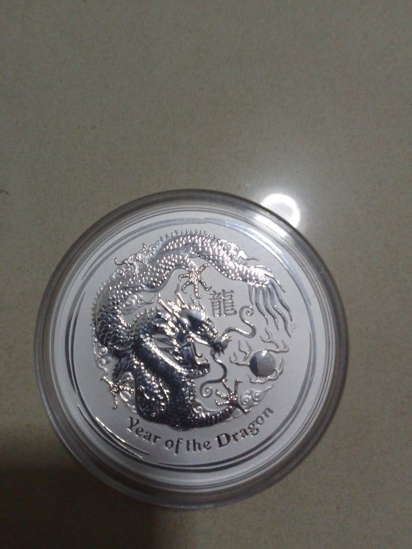 2012 Australian Silver Dragon Coin, Hobbies & Toys, Memorabilia ...