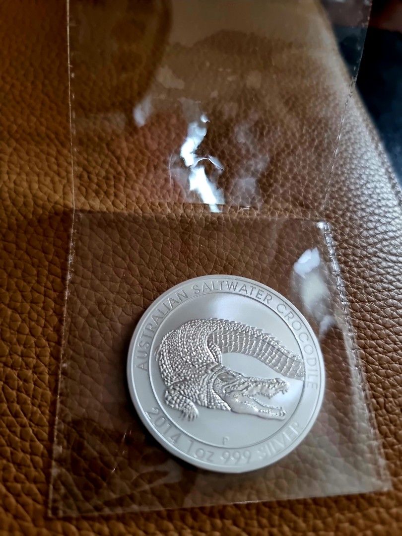 2014 Australian Saltwater Crocodile 1oz Silver Coin, Hobbies & Toys ...