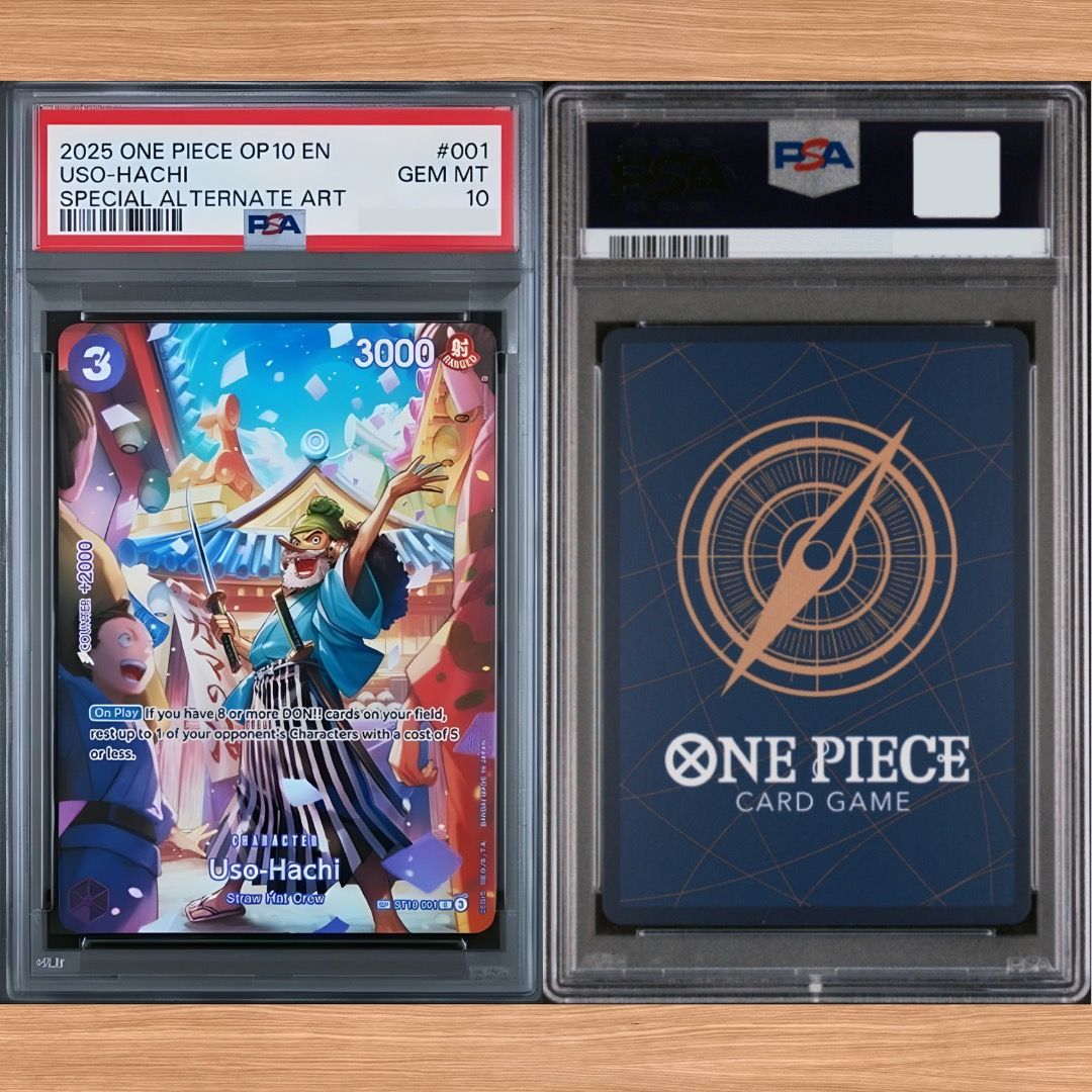 2025 One Piece OP10 EN #001 USO-Hachi Special Alternate Art PSA 10 ...