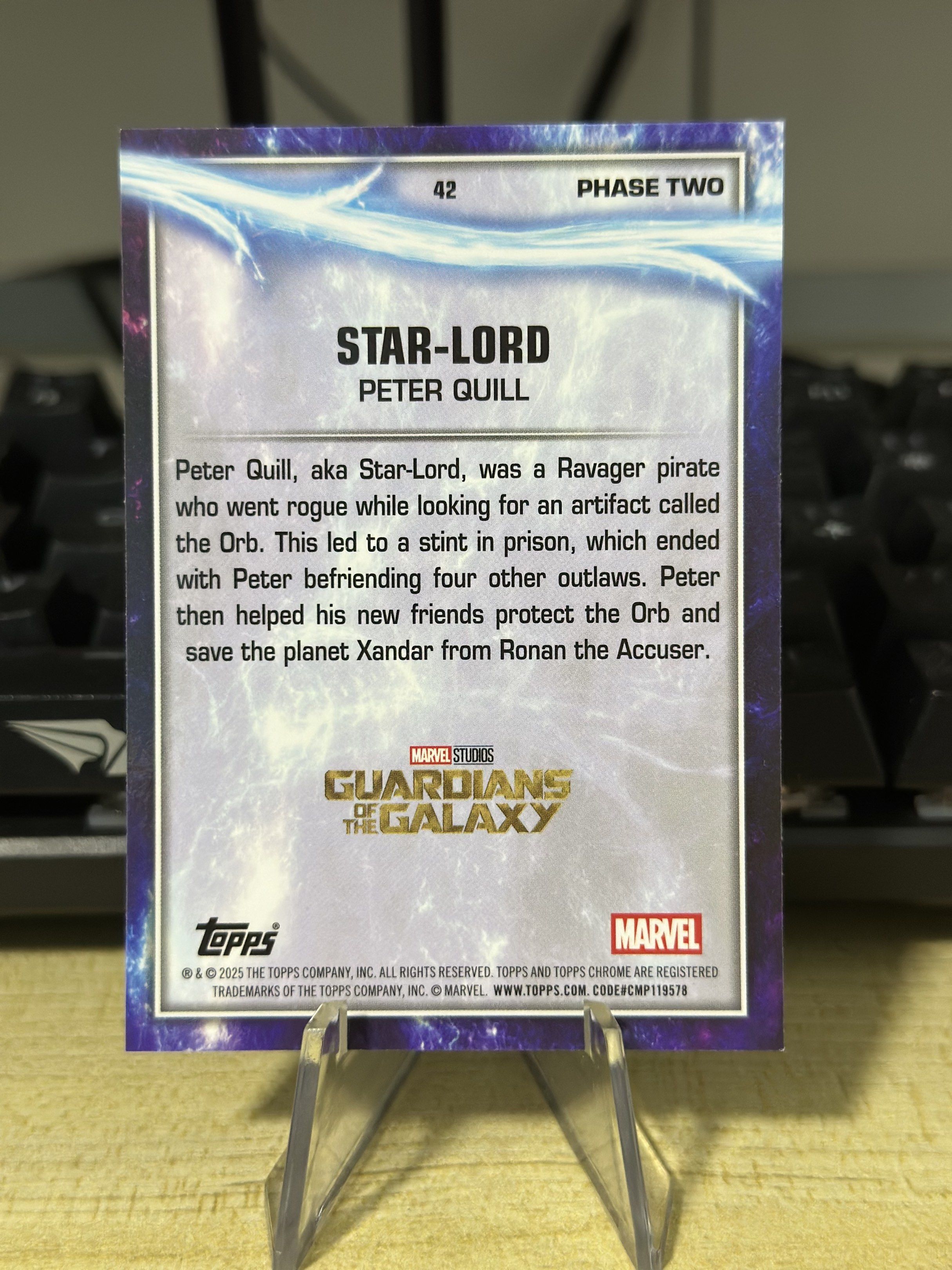 2025 Topps Marvel Chrome Star-Lord (Peter Quill), Hobbies & Toys, Toys ...