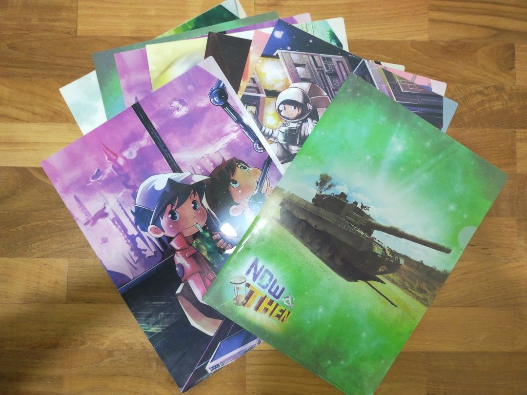 40 file folders (various designs - anime and military), Hobbies & Toys ...