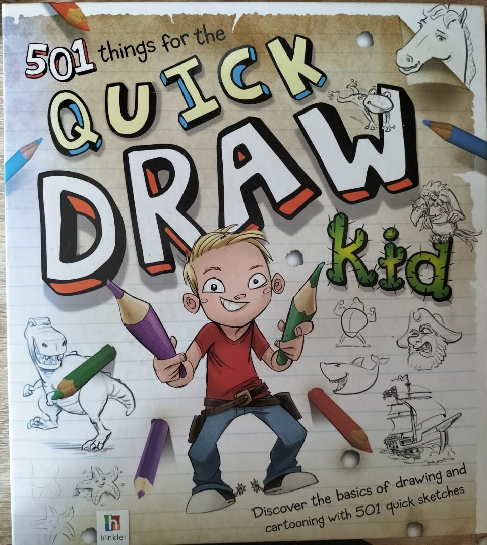 501 Things for the Quick Draw Kid - Drawing Book, Hobbies & Toys, Books ...