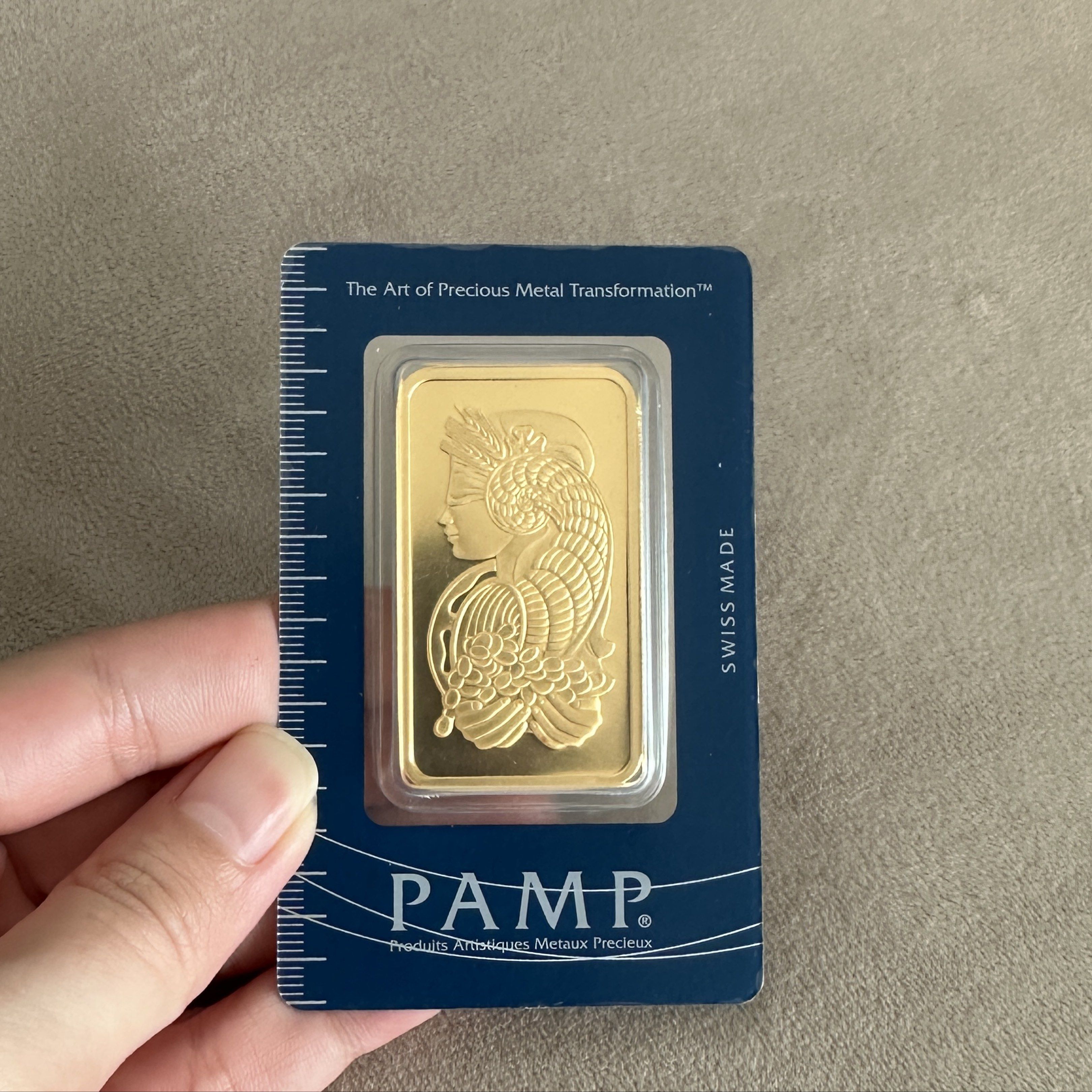 50g Pamp Suisse Gold Bar, Everything Else on Carousell