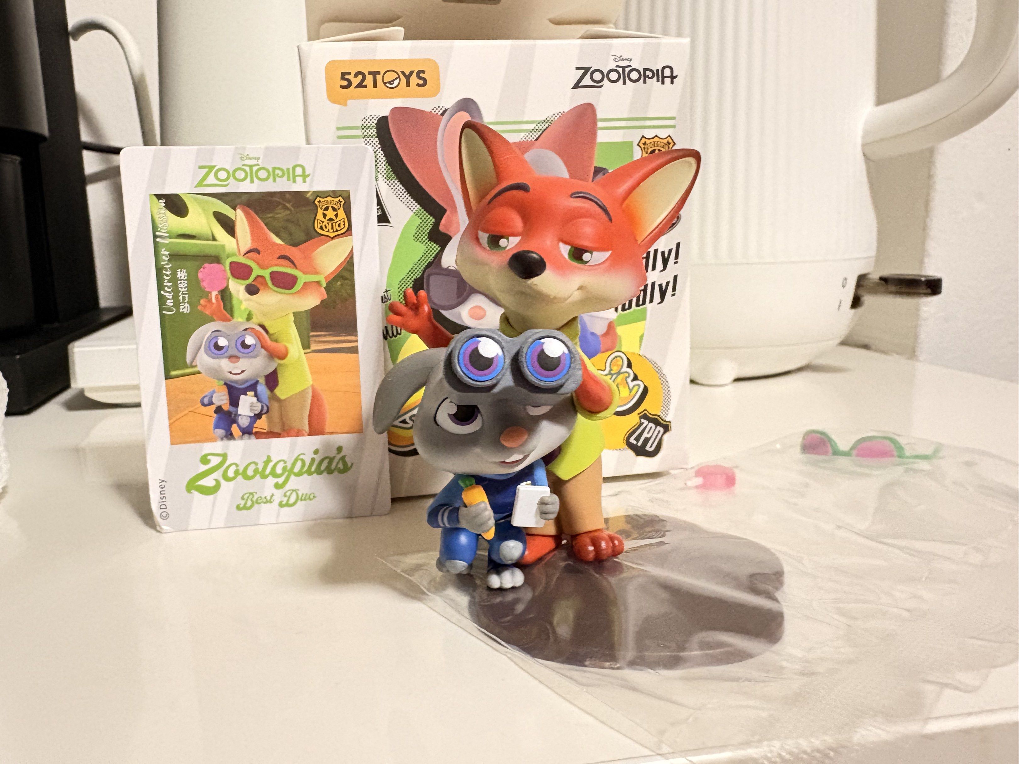 52Toys Zootopia Best Duo Nick Wilde & Judy Hopps Figure - Undercover ...
