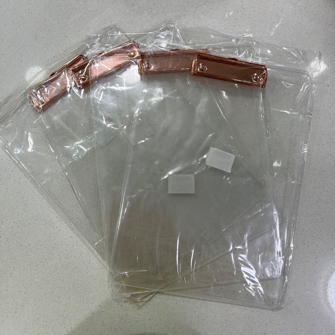 A4 Rose Gold Acrylic Clipboard (MOQ: 4), Hobbies & Toys, Stationery ...