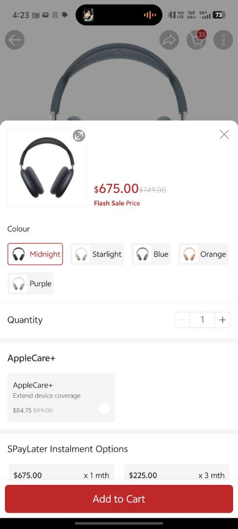 (able to choose colour) apple airpods max, Audio, Headphones & Headsets ...