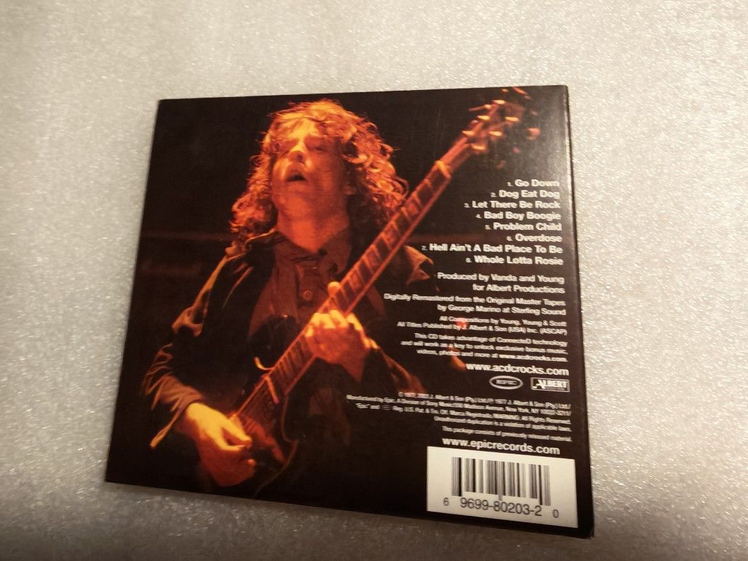 AC/DC - Let There Be Rock CD, Hobbies & Toys, Music & Media, CDs & DVDs ...