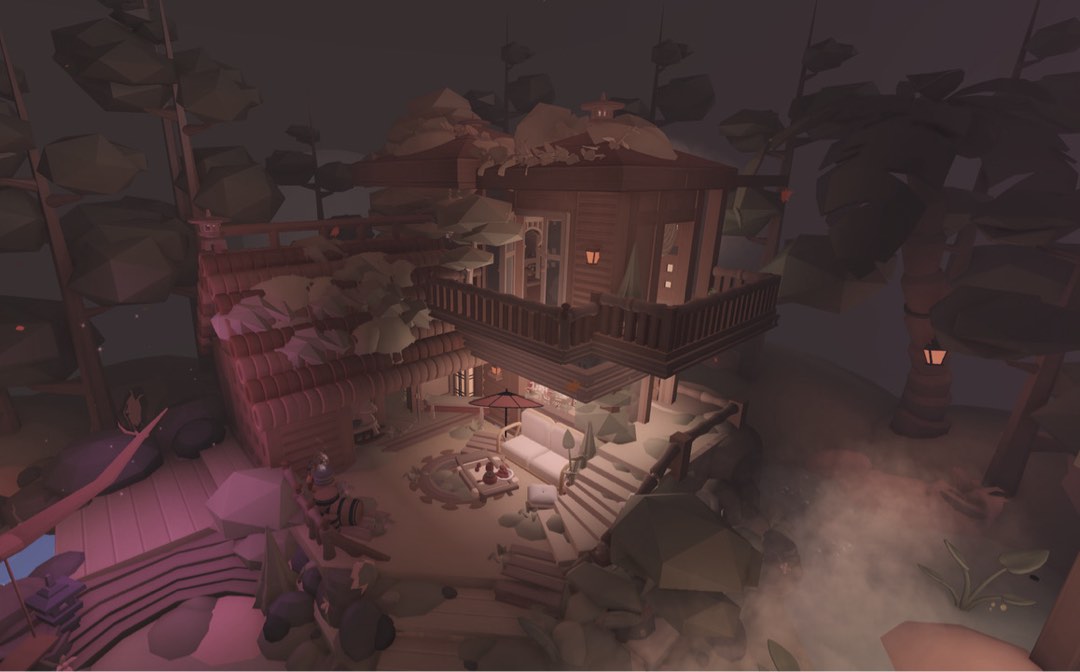 Adopt me hot spring cabin glitch build house, Video Gaming, Gaming ...