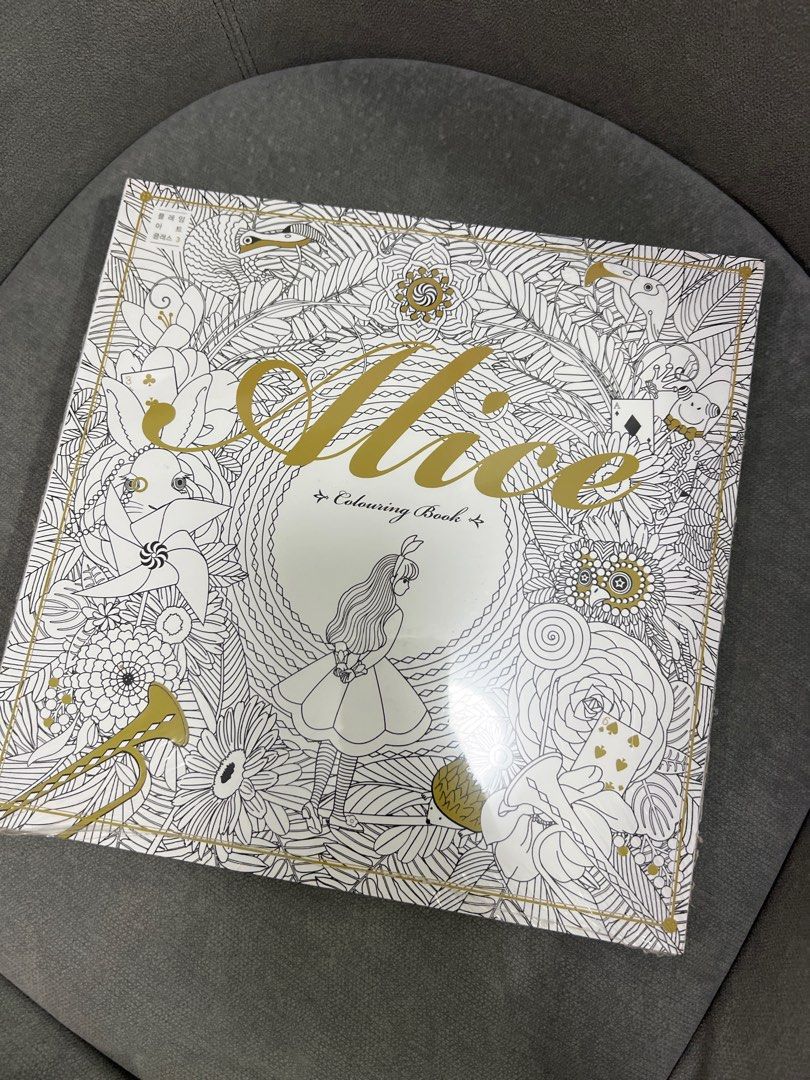 Alice in Wonderland Colouring Book (Brand New), Hobbies & Toys, Books ...