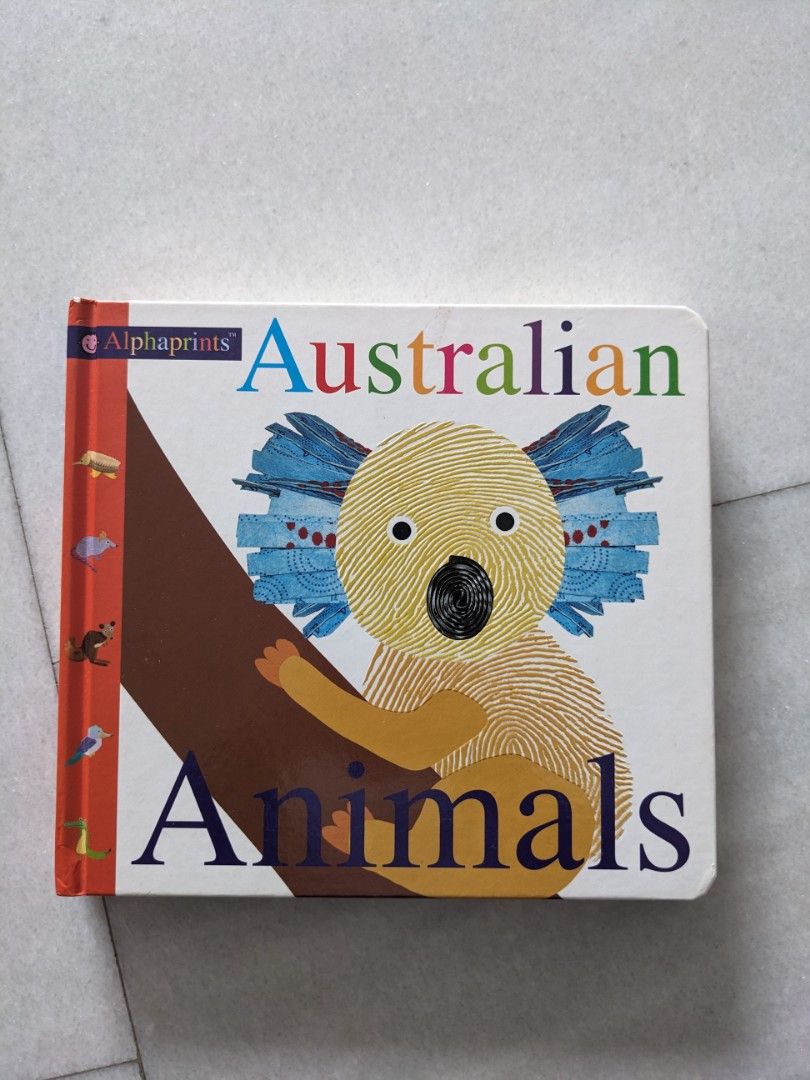 Alphaprints Australian Animals Book, Hobbies & Toys, Books & Magazines ...