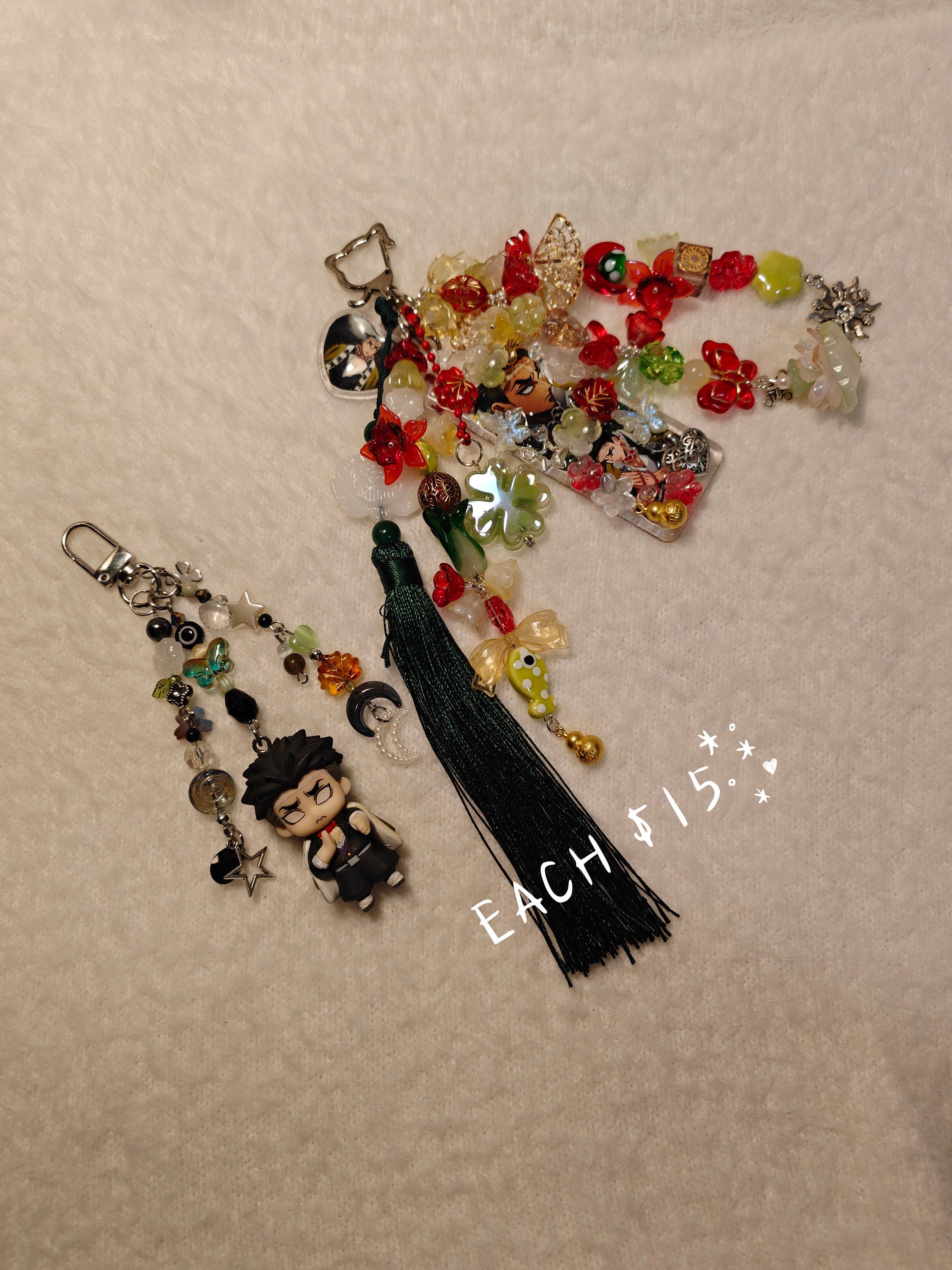 Anime Character Keychains - Handmade, Hobbies & Toys, Stationery ...