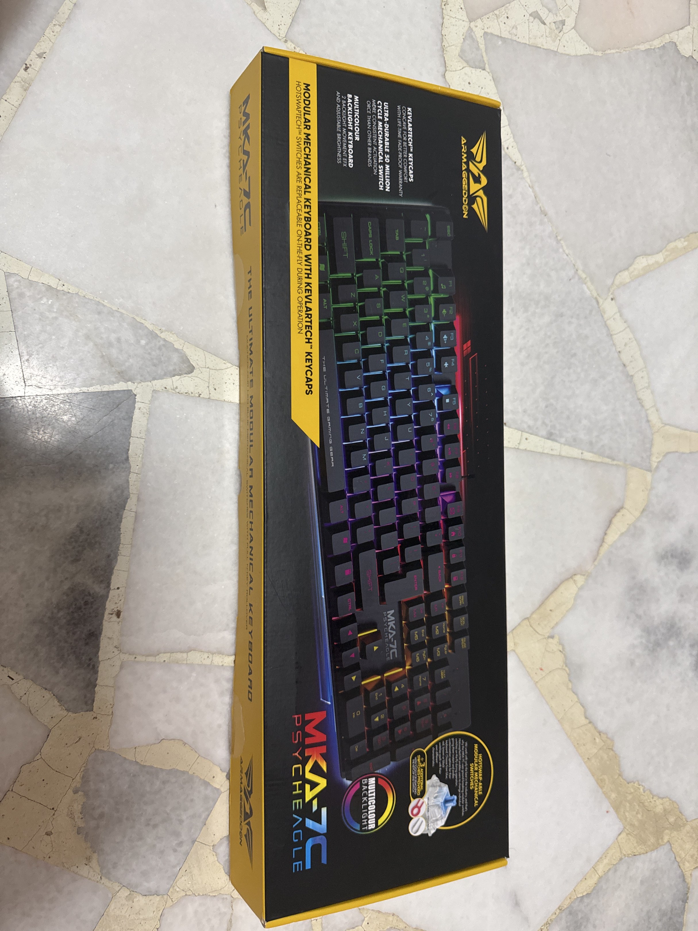 Armaggeddon MKA-7C Psycheagle Mechanical Keyboard, Computers & Tech ...