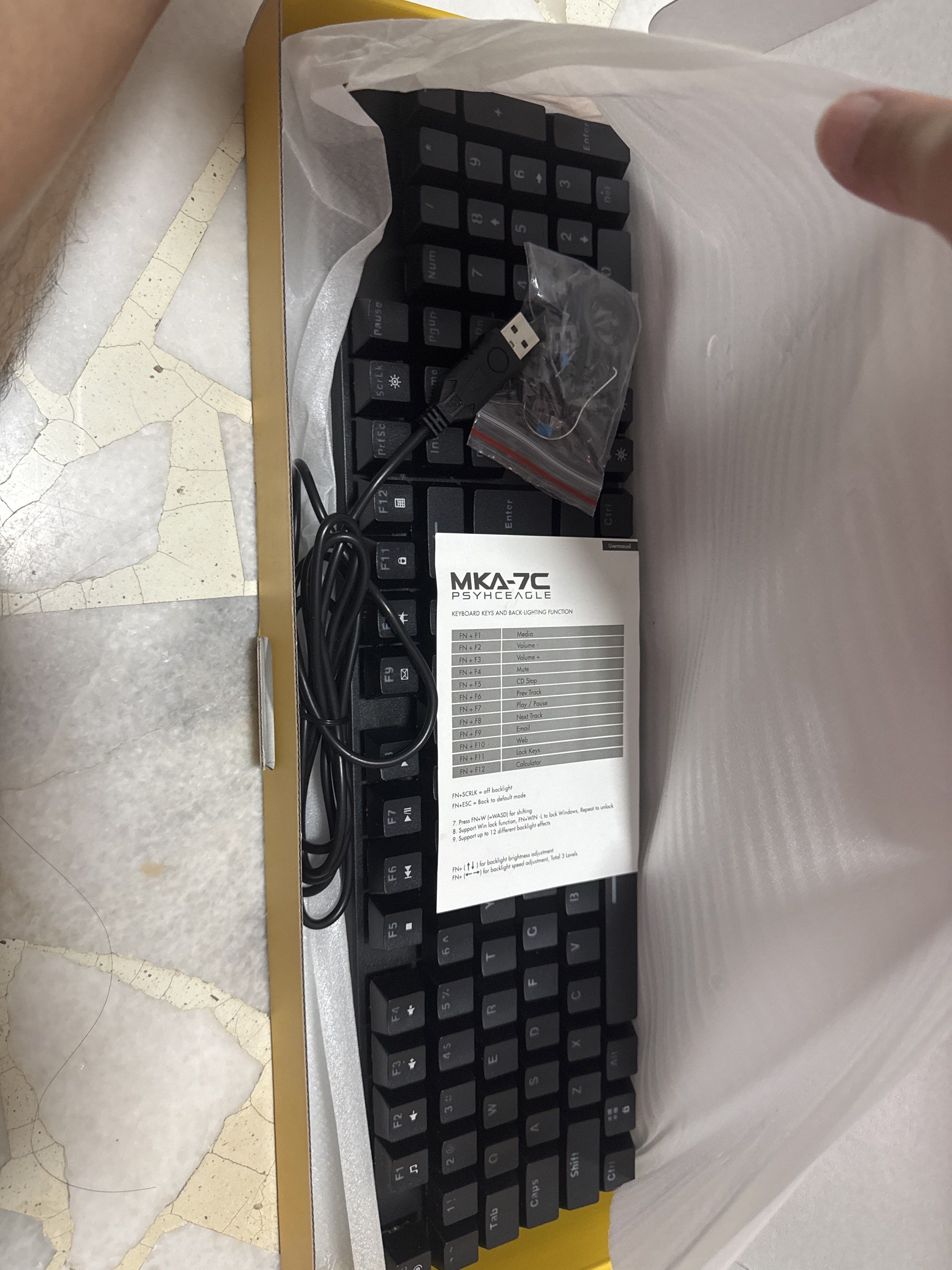 Armaggeddon MKA-7C Psycheagle Mechanical Keyboard, Computers & Tech ...