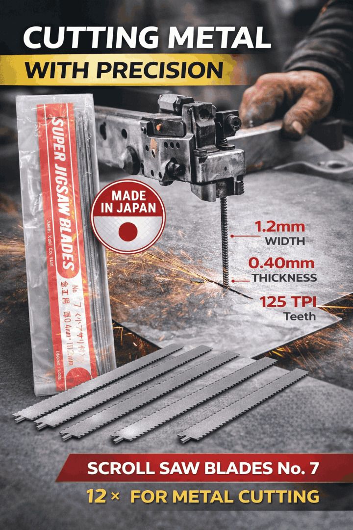 Asahi Scroll Saw Blade No. 7 – Metal Cutting, Everything Else, Others ...
