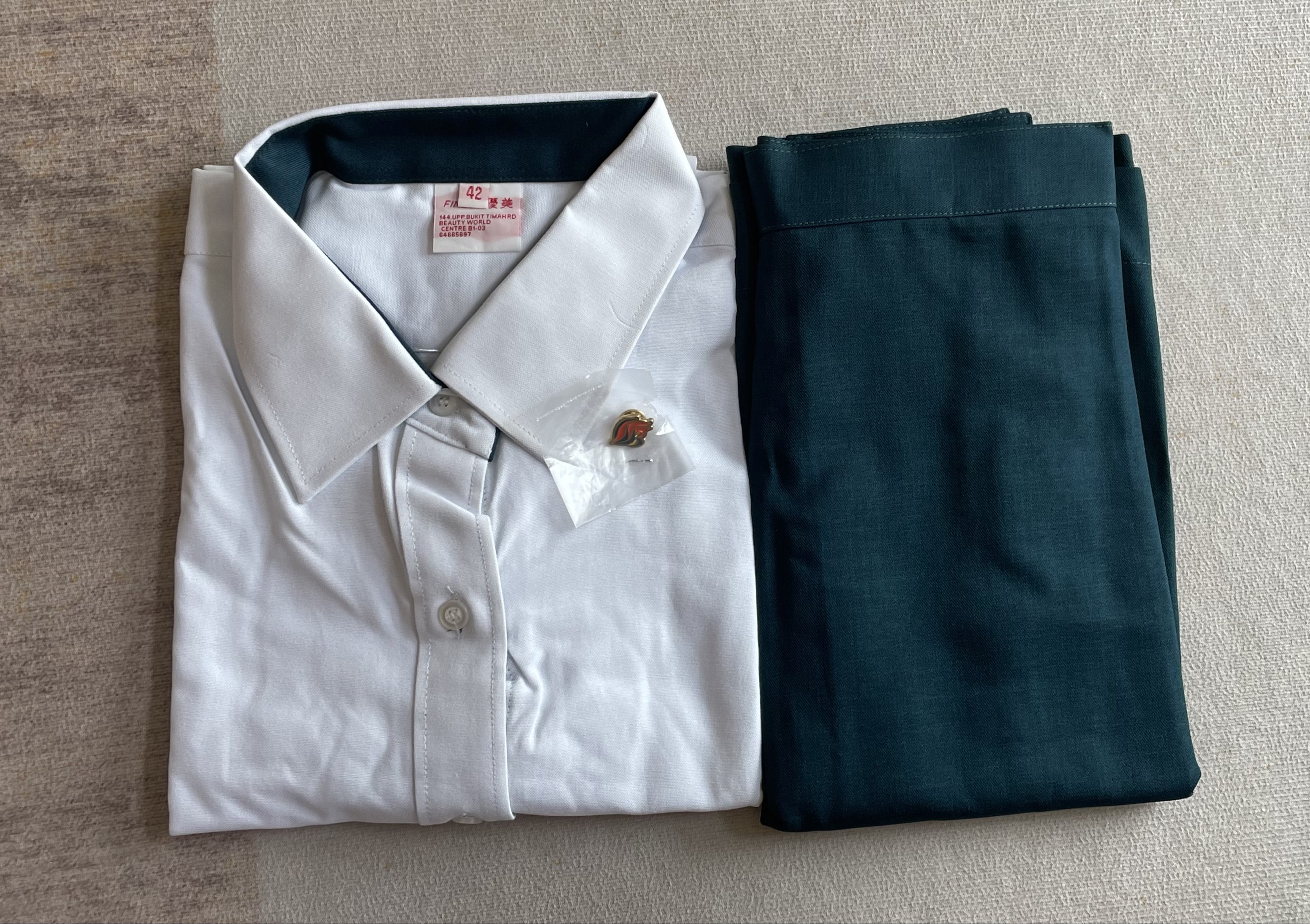 ASR Anderson Serangoon Junior College JC School Girl Uniform (42 / 36 ...