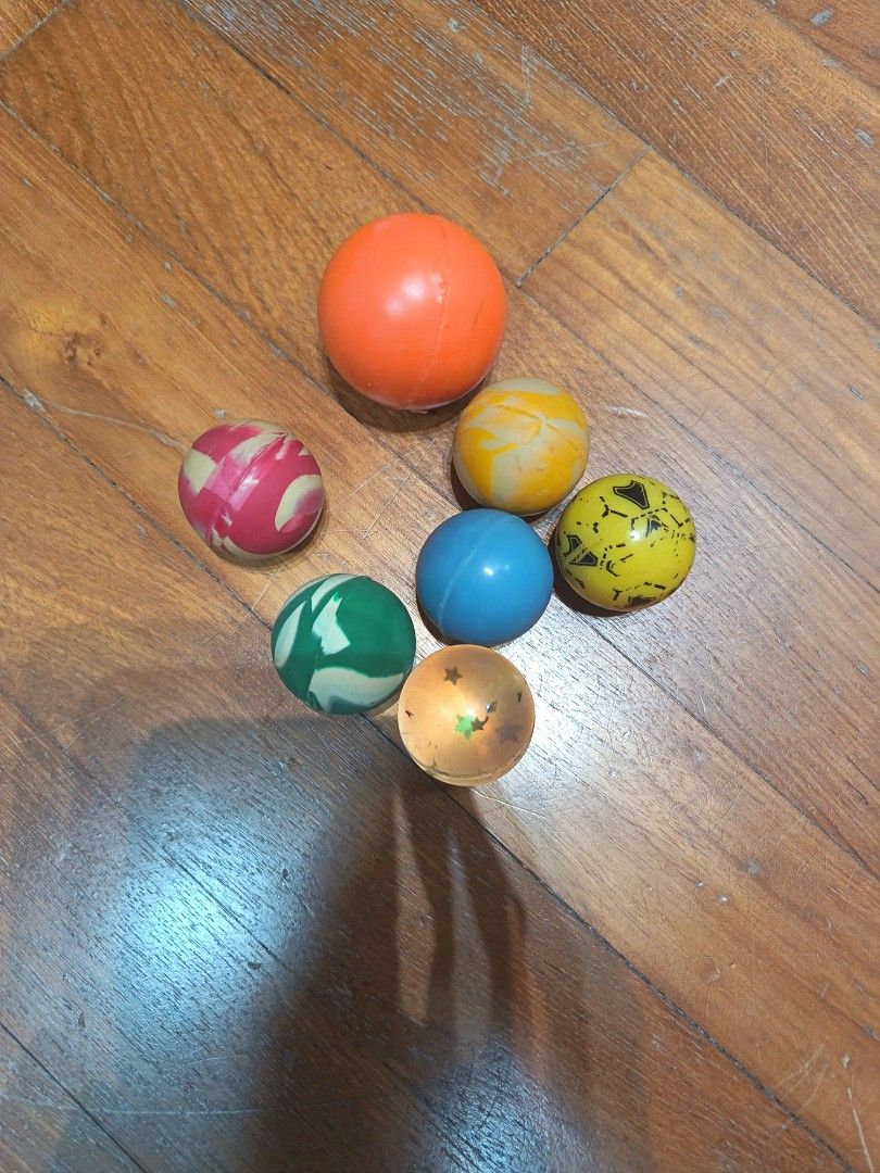 Assorted Bouncy Balls - Various Colors, Hobbies & Toys, Toys & Games on ...