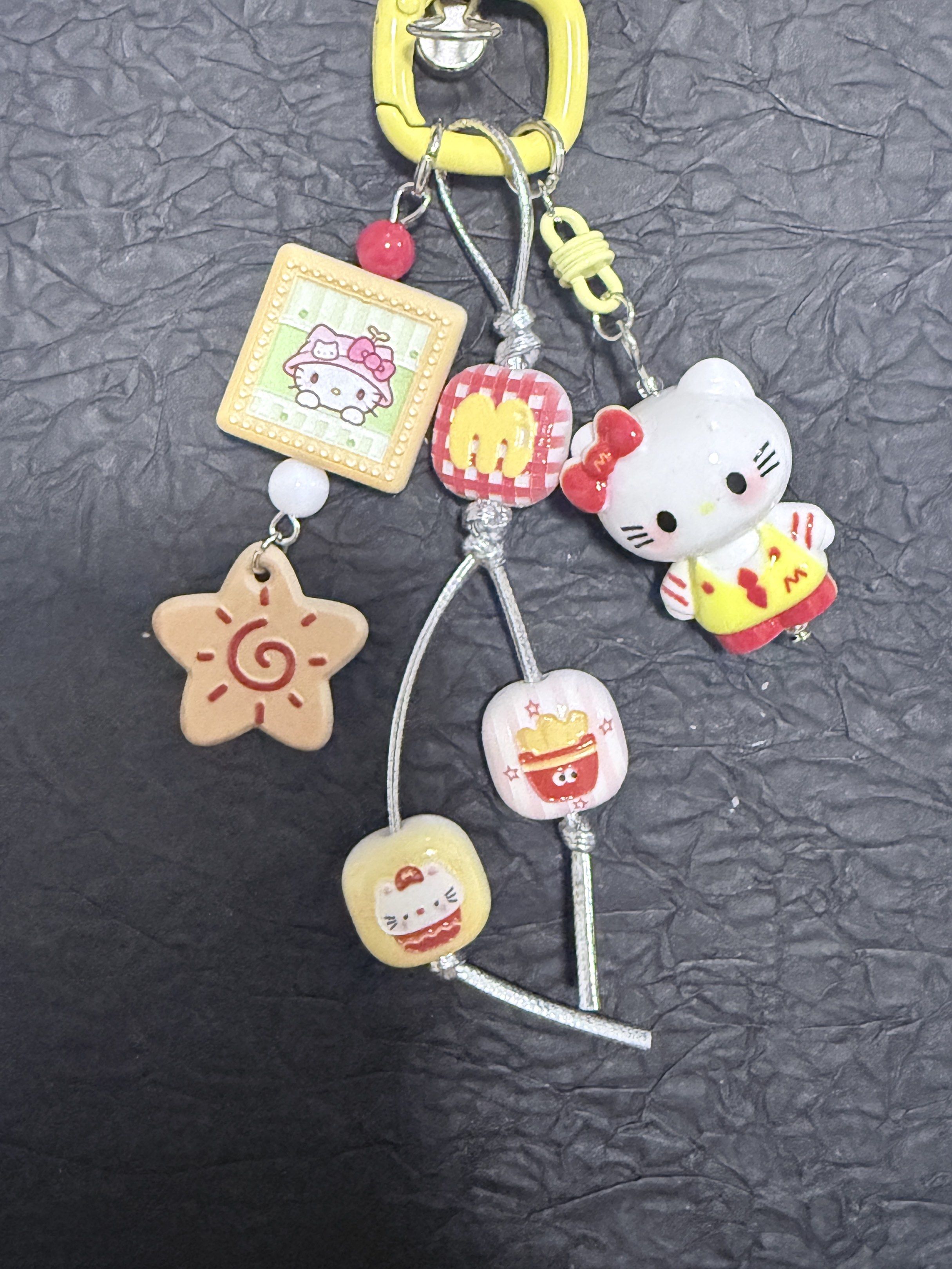 Assorted Hello Kitty Keychain BagCharm Handphone Strap Chain Charm ...